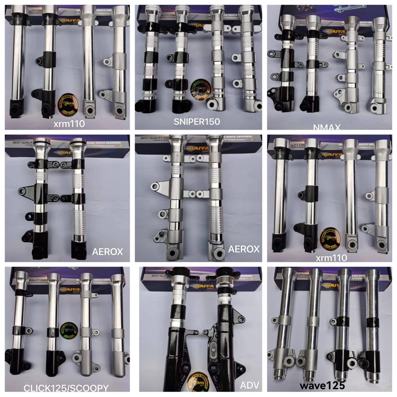 lighten outer tube front shock cover xrm adv nmax aerox sniper150 click i 125 150 beat carb fi ...