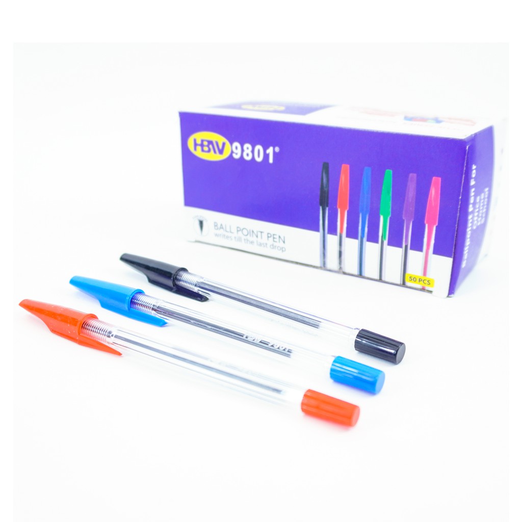 COD DVX #9801 Buy-1-Take-1 HBW Ballpoint Pen Writing Ballpen School ...