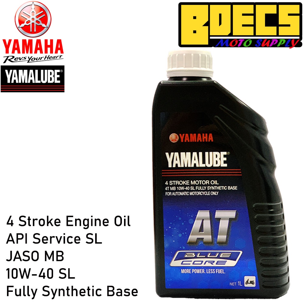 Yamalube Blue Core AT 1L Engine Oil 10W-40 (1 liter) I Bdecs Moto ...