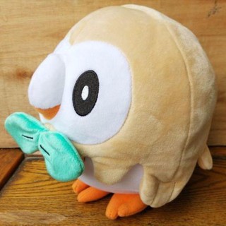 New 7in Pokemon Center Rowlet Plush Toy Soft Stuffed Animal Teddy Doll ...