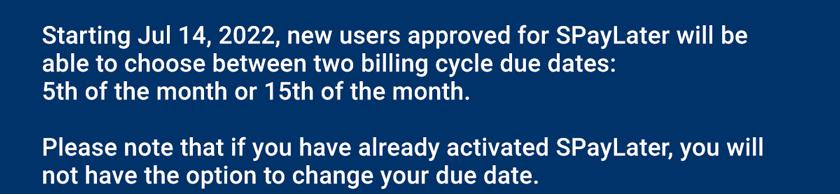 SPayLater November 2022 | Shopee PH