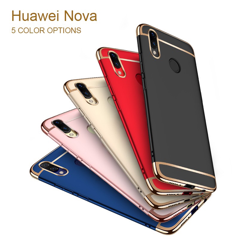 Case Huawei Nova 3 3i 3e Hard PC Plating Casing Nova2i Nova2Lite Cover ...