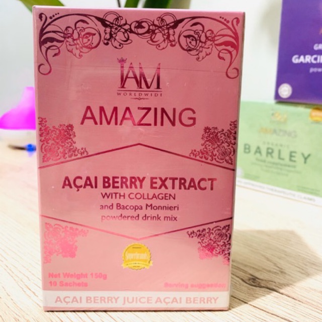 Amazing Acai Berry Extract with Collagen 10’s/box | Shopee Philippines