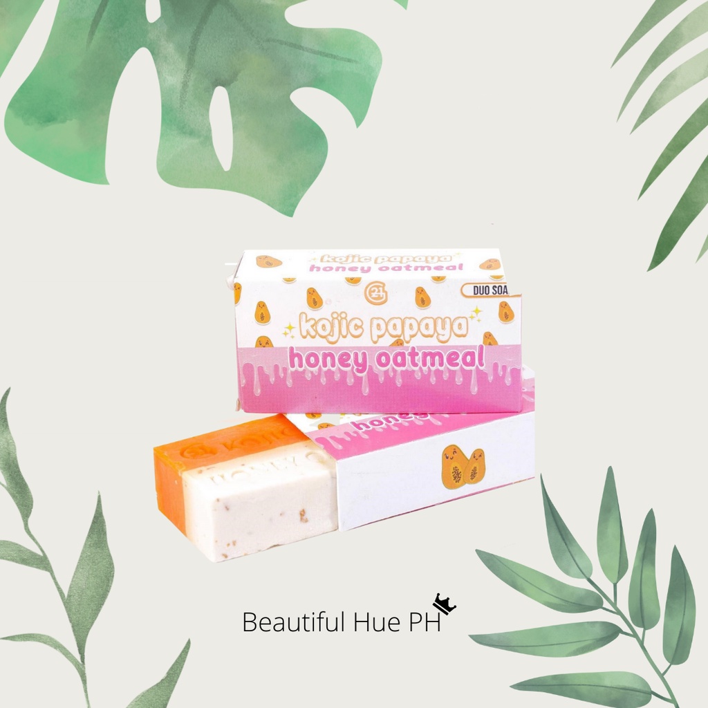 KOJIC PAPAYA + OATMEAL DUO SOAP BY G21 | Shopee Philippines