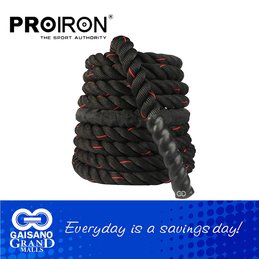 PROIRON Battle Rope, 9 meters Heavy Battle Rope, Exercise Rope, Workout ...