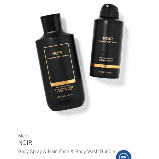 Noir Spray and 3 in 1 Hair, Face and Body wash bundle | Shopee Philippines