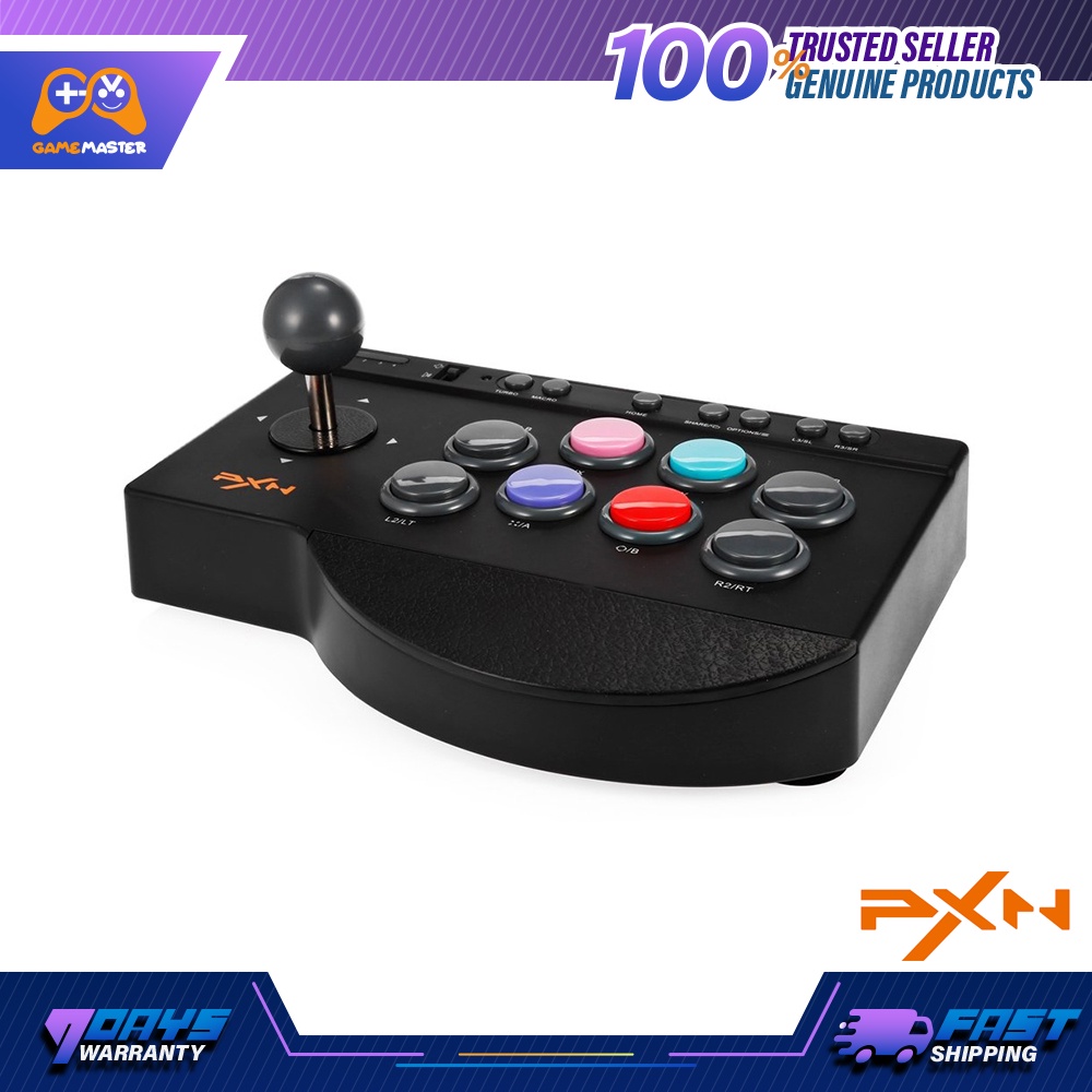 Pxn 0082 Arcade Joystick Wired Gamepad Game Controller Usb Interface For Pc Ps4 Switch Xbox