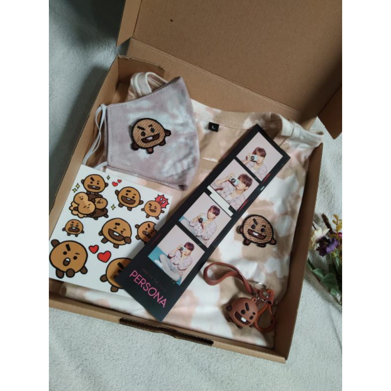 Tiedye Box Bt21 Brown | Bt21 Box | Bt21 Bundle Set | Kado Bt21 | Bt21 ...