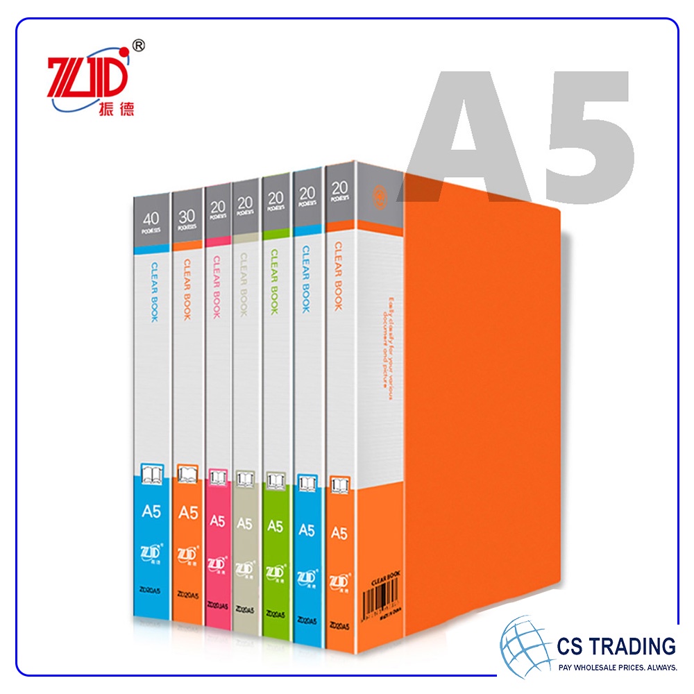 A5 Clear Book 20 / 30 / 40 Pocket / Clear Book / Clear Holder / Display ... A5 Clear Book 20 / 30 / 40 Pocket / Clear Book / Clear Holder / Display ...