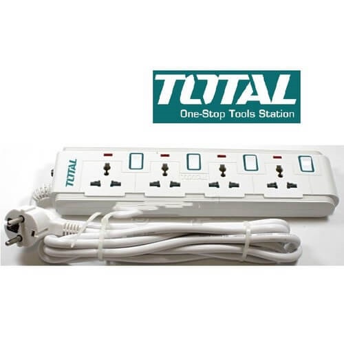 TOTAL THES03041V Extension Socket Extension Cord Set (4 Sockets ...