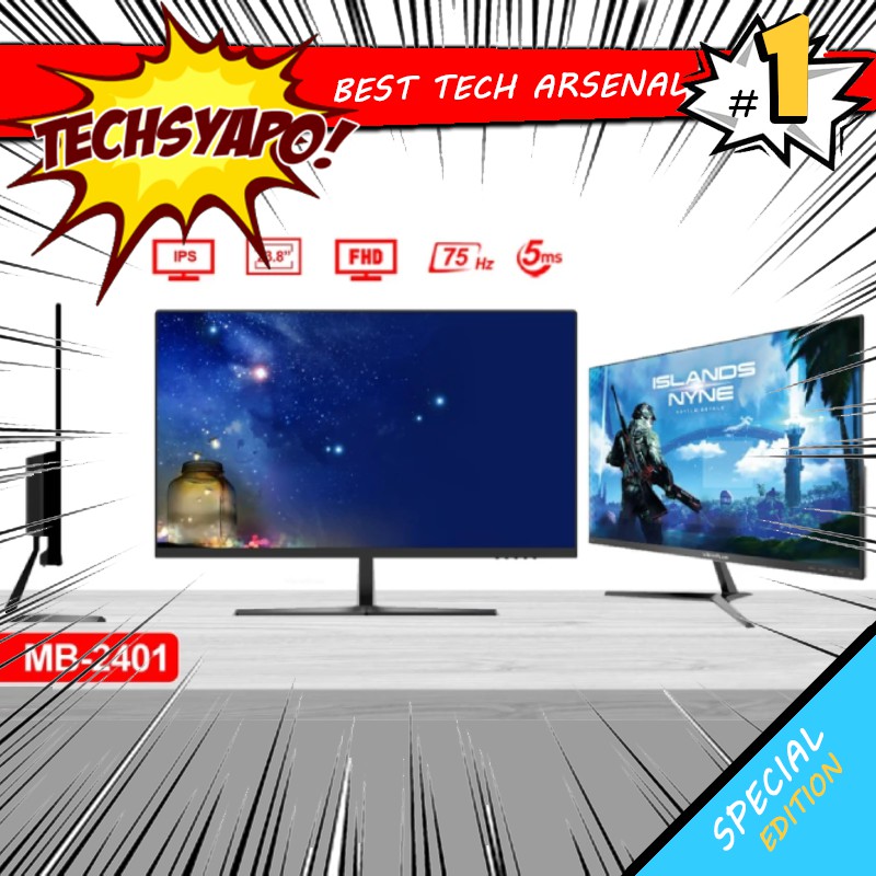 VIEWPLUS MH-24 PREMIUM SERIES 23.8 IPS PANEL MONITOR | Shopee Philippines