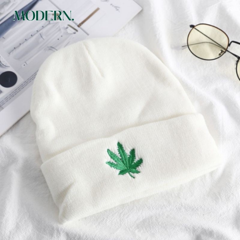 MODERN Korean Leaf Bonnet Unisex Cotton Beanie Hat | Shopee Philippines