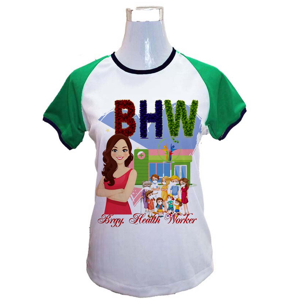BHW Barangay Health Worker Shirts-Sublimation Print | Shopee Philippines