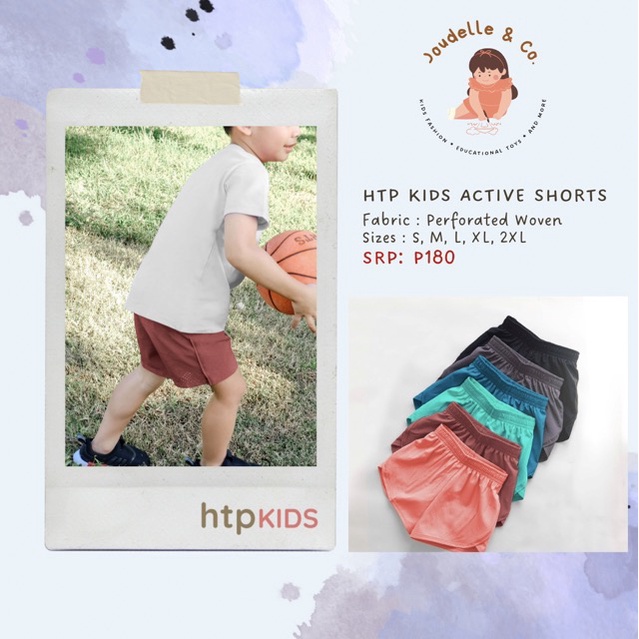 HTP Kids Active Shorts for Boys | Shopee Philippines
