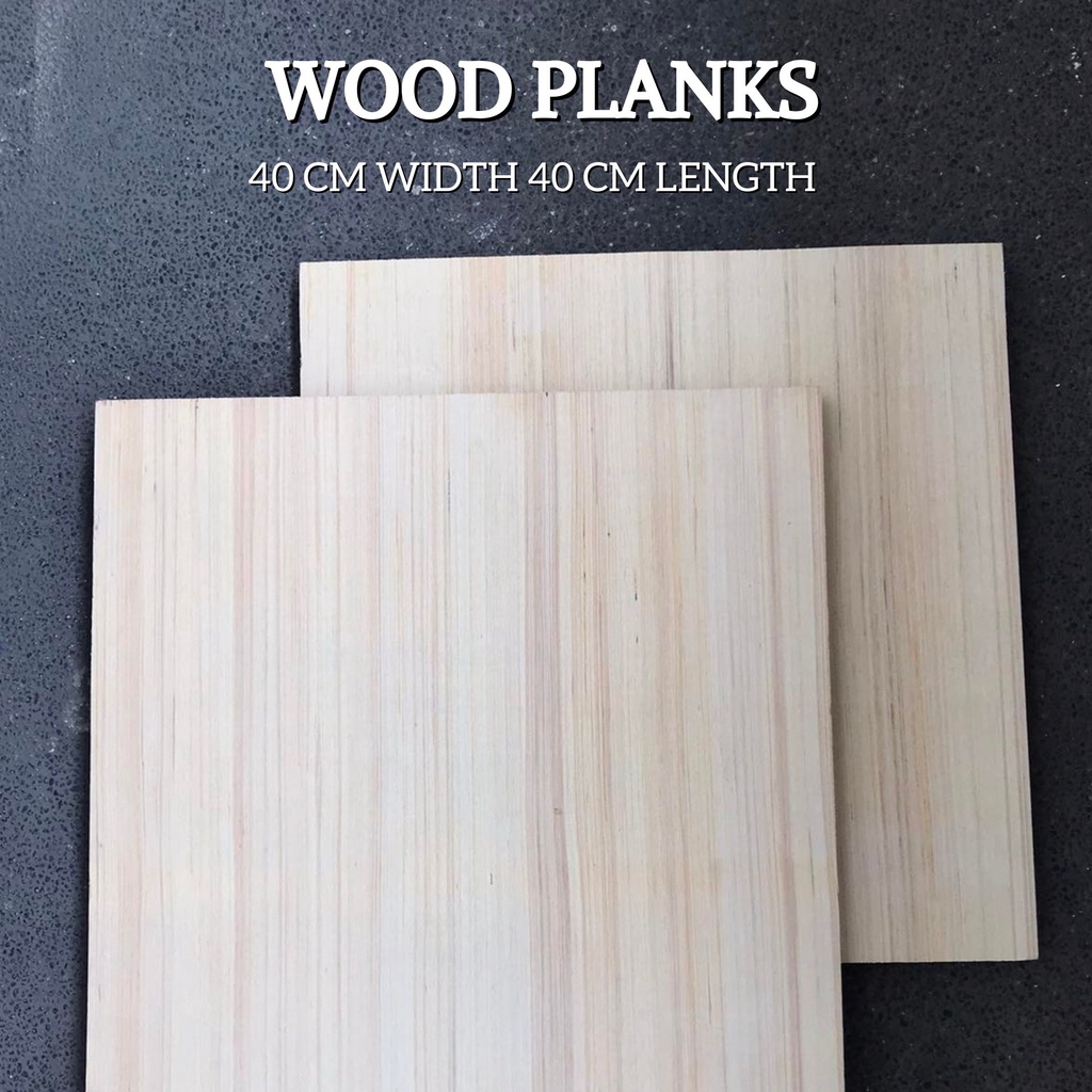 40 CM X 40 CM High Quality 3/4 Local Plyboard DIY Wood Planks Wall ...
