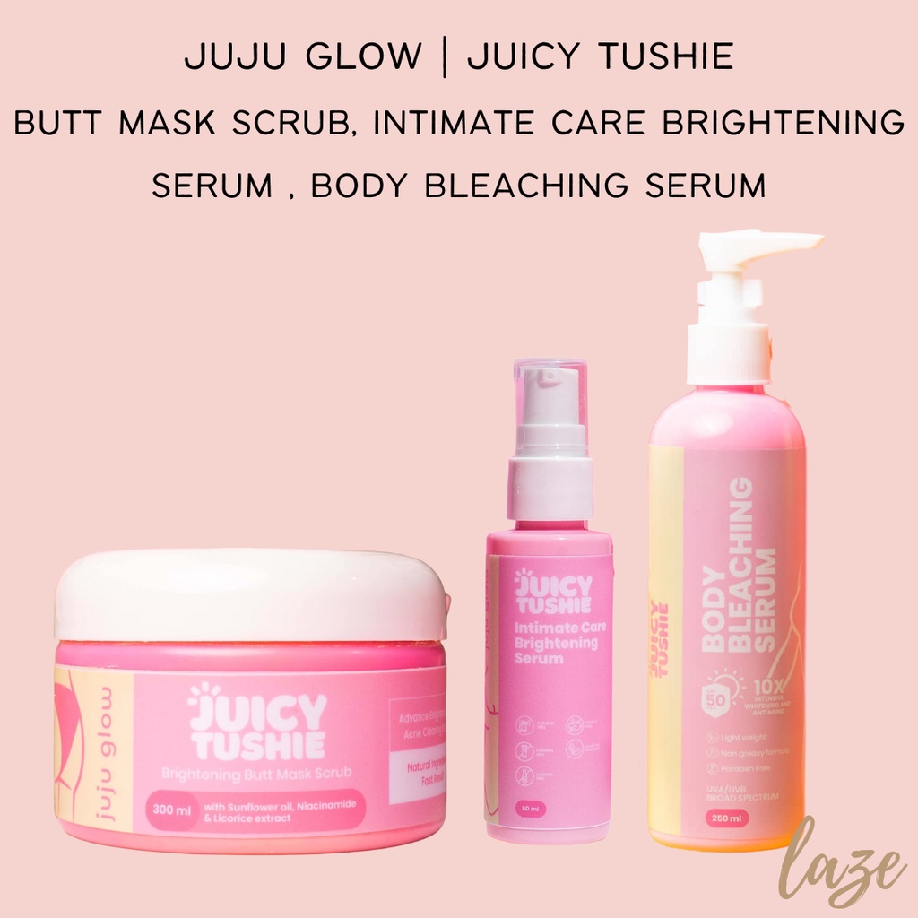 Juicy Tushie Brightening Butt Mask Scrub, Intimate Care Serum, Body ...