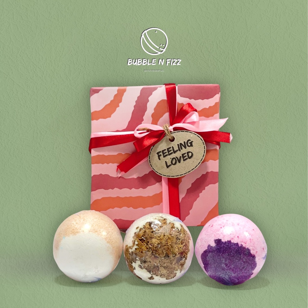 Bubble N Fizz Feeling Loved Bath Bomb Set 200G Only | Shopee Philippines