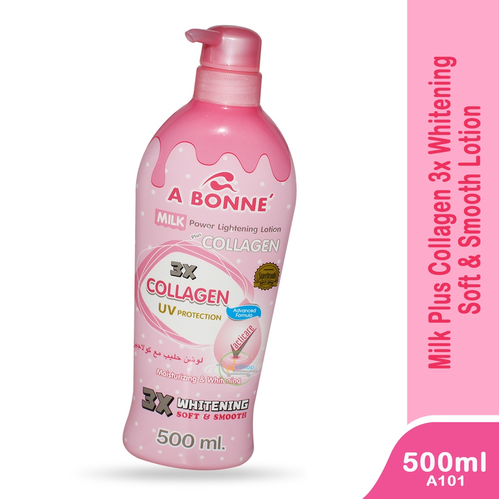 Abonne Milk Power Lightening W/ Collagen Lotion 500ml ( A101 ) | Shopee ...