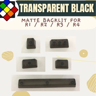 Transparent Gray ABS Keycaps Mechanical keyboard Matte Backlit For R4 ...