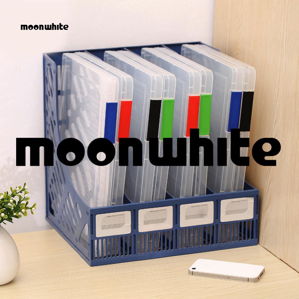 NW_Transparent Storage Box Clear Plastic Document Paper Filling Case A4 ...