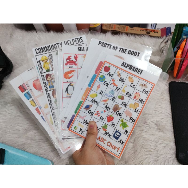 Laminated Educational Chart (affordable) | Shopee Philippines
