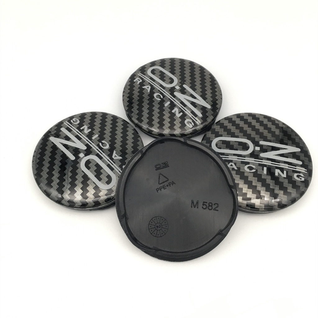 4PCS/lot 55mm/52mm OZ Racing M582 Car Wheel Center Hub Caps Carbon ...
