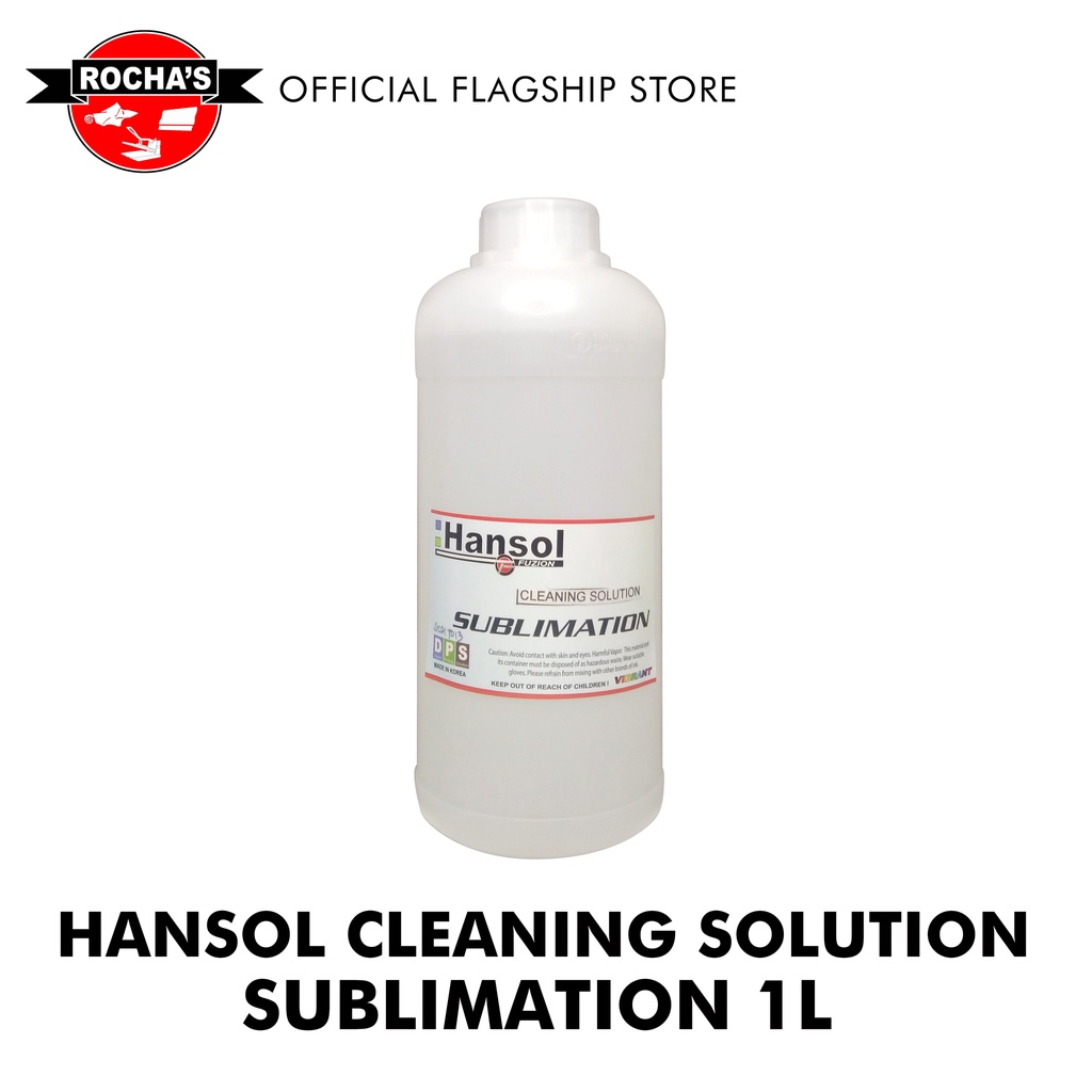 [ROCHA'S] HANSOL CLEANING SOLUTION SUBLIMATION x 1LITER | Shopee ...