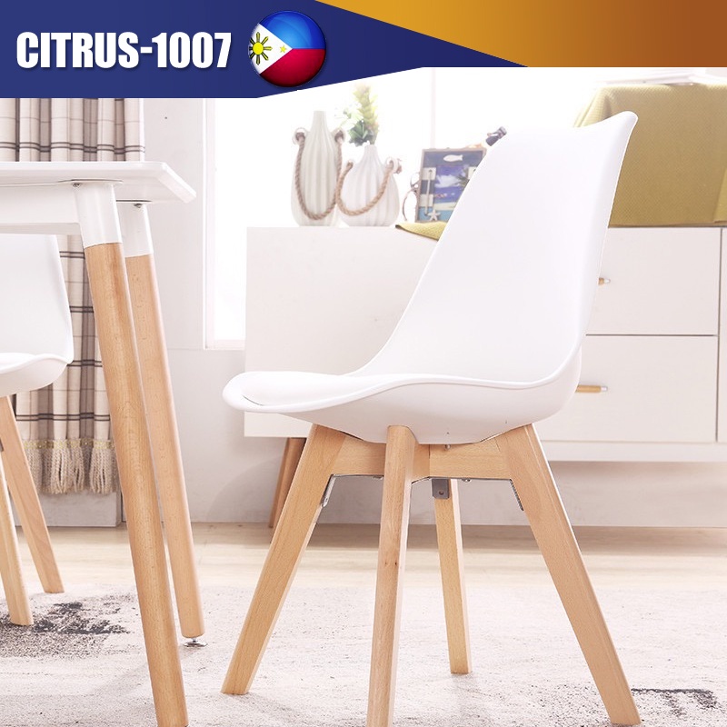 Nordic chair dining chair with cushion dining room living room study ...