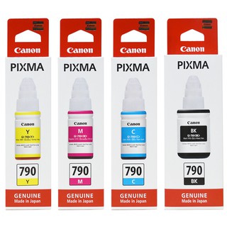 Canon Pixma Printer Ink Refill GI-790 (C, M, Y - 70 ml) (Bk - 135 ml ...