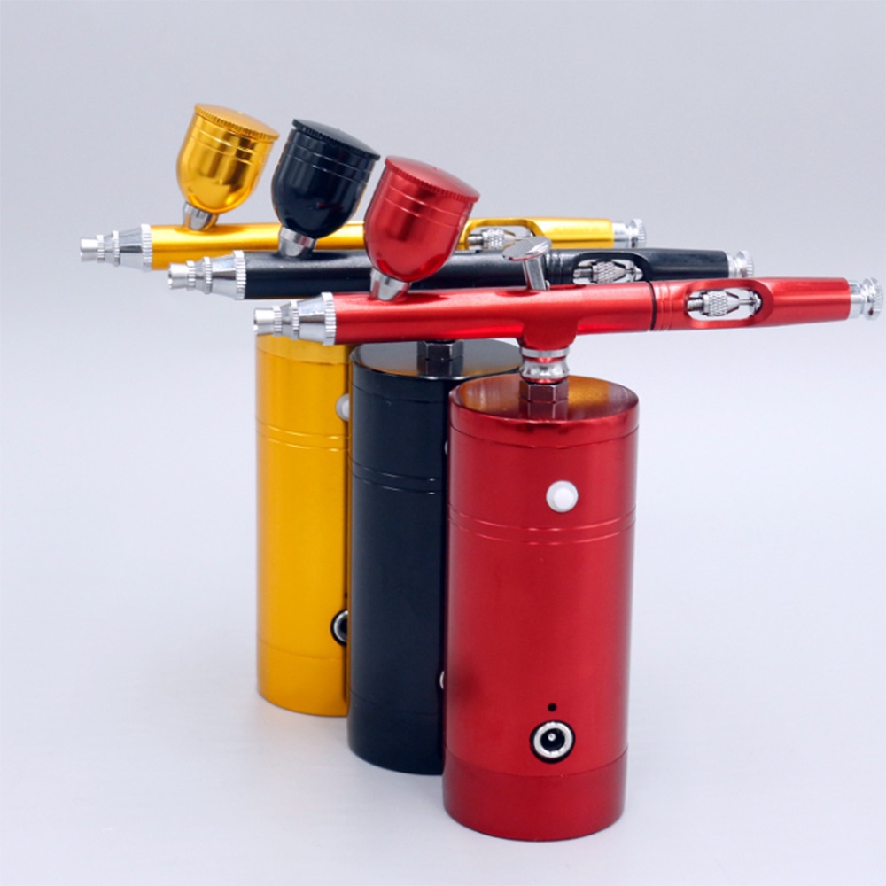 Spray Gun Kit Mini Action Air Brush Compressor Airbrush Painting Craft ...
