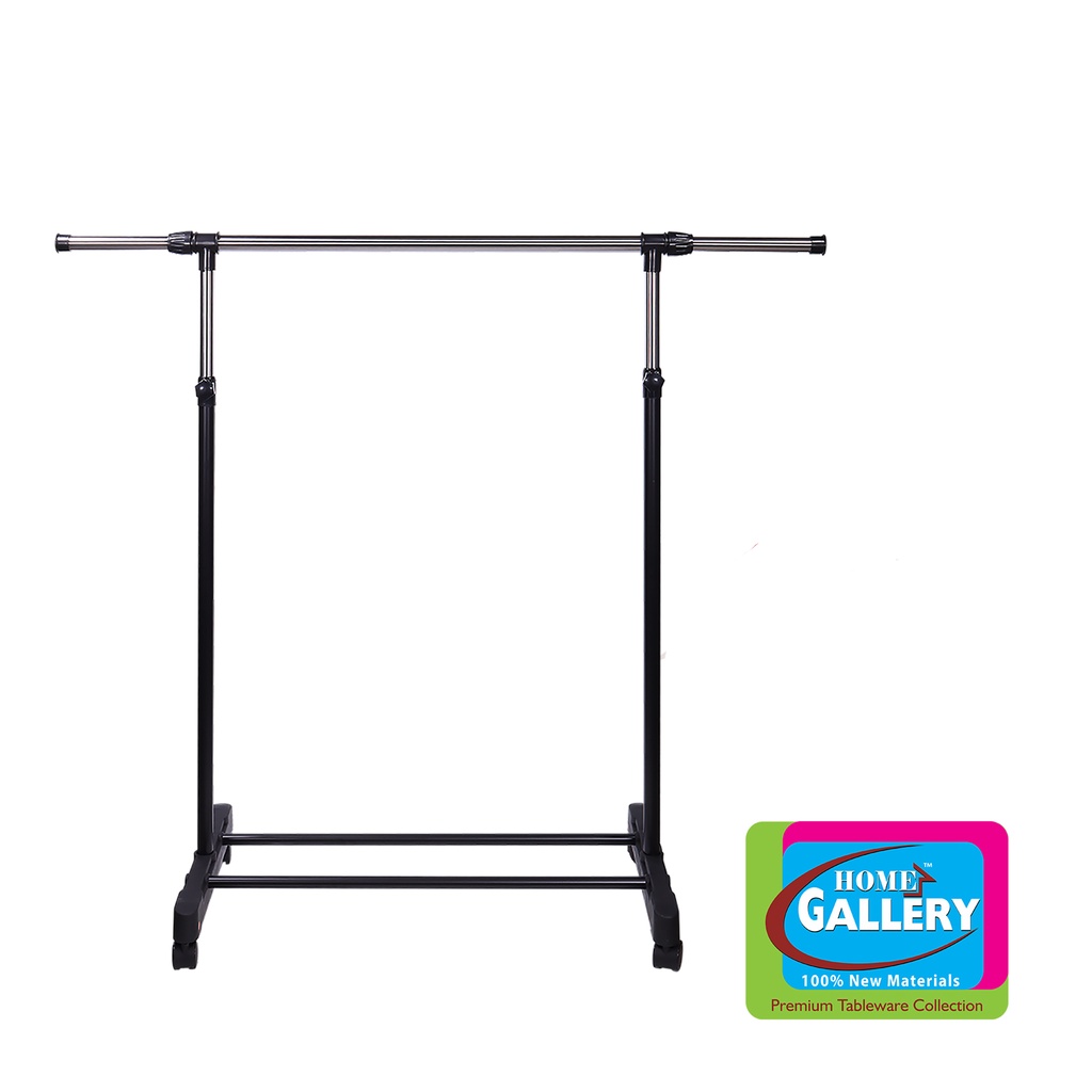 Home Gallery Adjustable Single Pole Clothes Rack | Shopee Philippines
