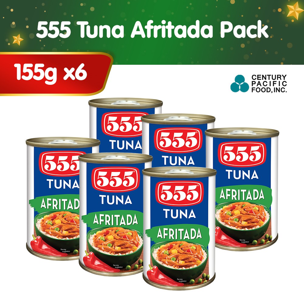 555 Tuna Afritada 155g x6 | Shopee Philippines