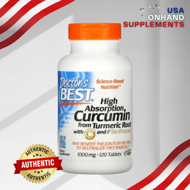 USA Onhand | Doctors Best, High Absorption Curcumin, / Curcumin ...
