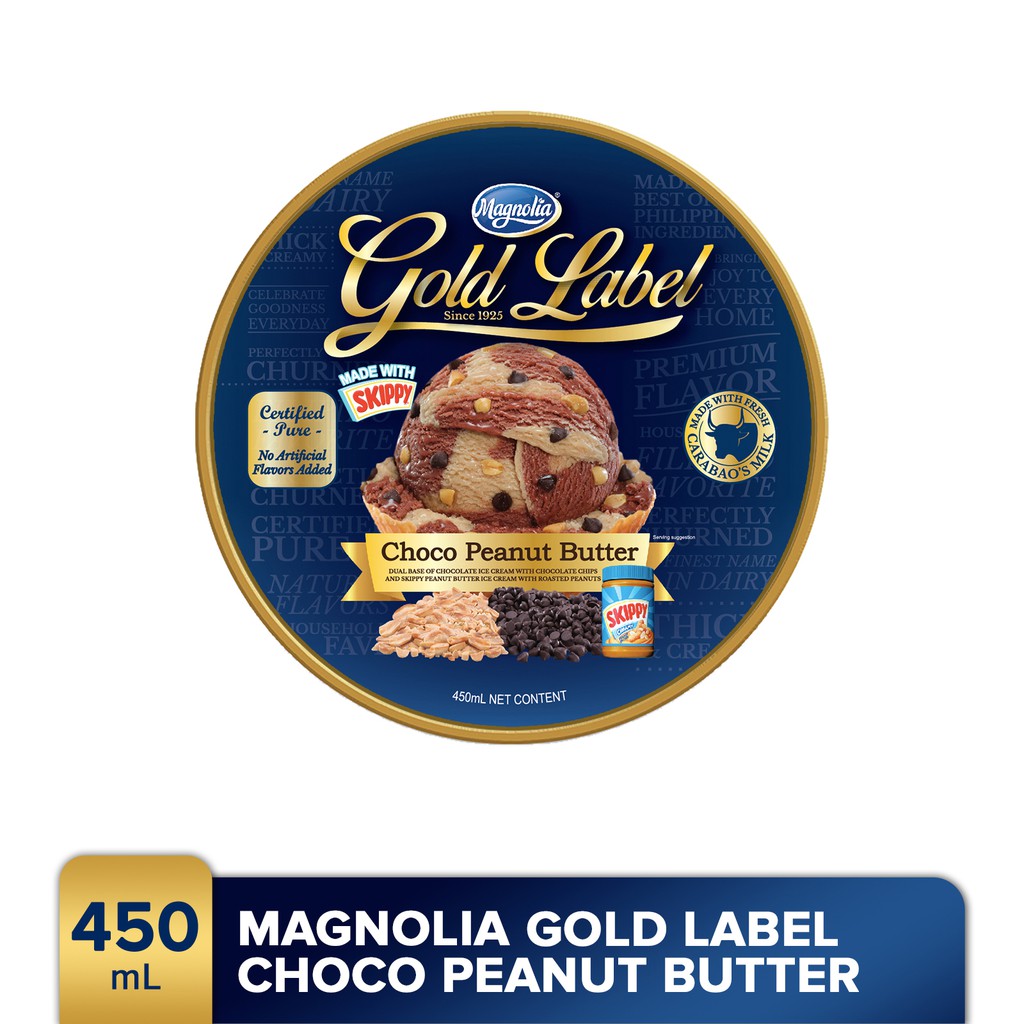 Magnolia Gold Label Choco Peanut Butter 450ML | Shopee Philippines