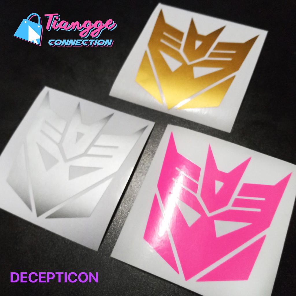 DECEPTICON TRANSFORMERS STICKER vinyl decal for phone, pc, laptop, fuel ...