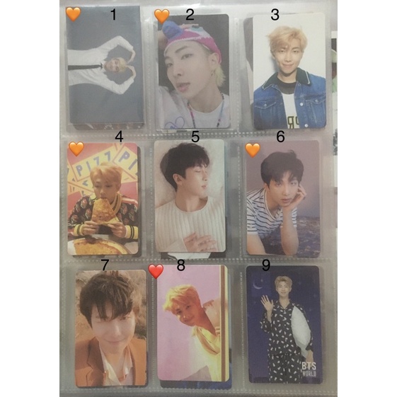 BTS RM Official Photocards | Shopee Philippines