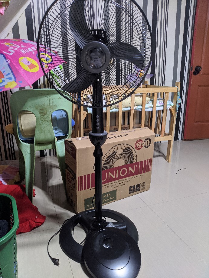 Union UGSF-1646 16″ 2-in-1 Convertible Stand Fan | Shopee Philippines