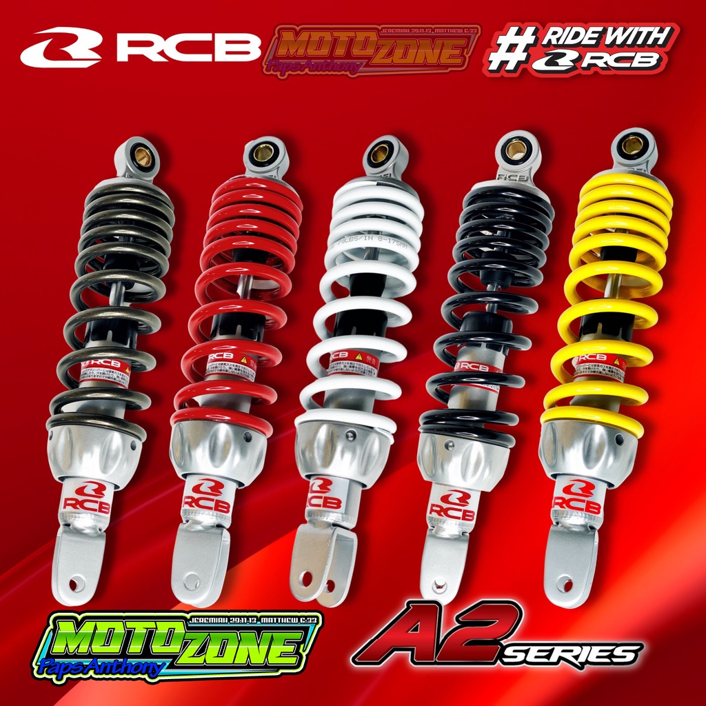 RCB MONO SHOCK A2 SERIES Mio/Skydrive/Click 295MM/305MM/330MM | Shopee ...