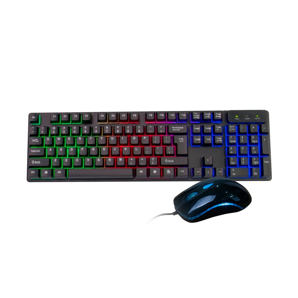 BOSCA Wmz T50 Ghostdom Rainbow Light Game Mouse And Keyboard Set ...