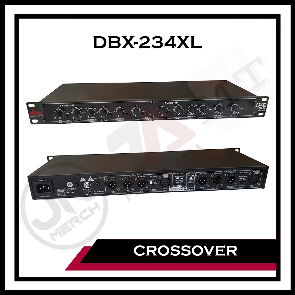 DBX 234XL 2-way/3 -way 4-way Crossover (DBX-234XL) | Shopee Philippines