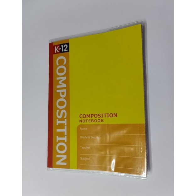 k12 Composition Notebook W/ Plastic Cover 165MM x 213MM 75 Sheets ...