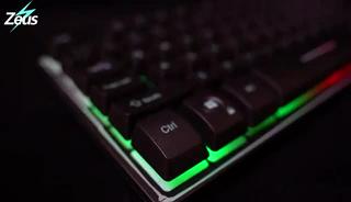 Zeus K003 ( Darth Vader ) Real RGB Mechanical Feel-Like Gaming Keyboard ...