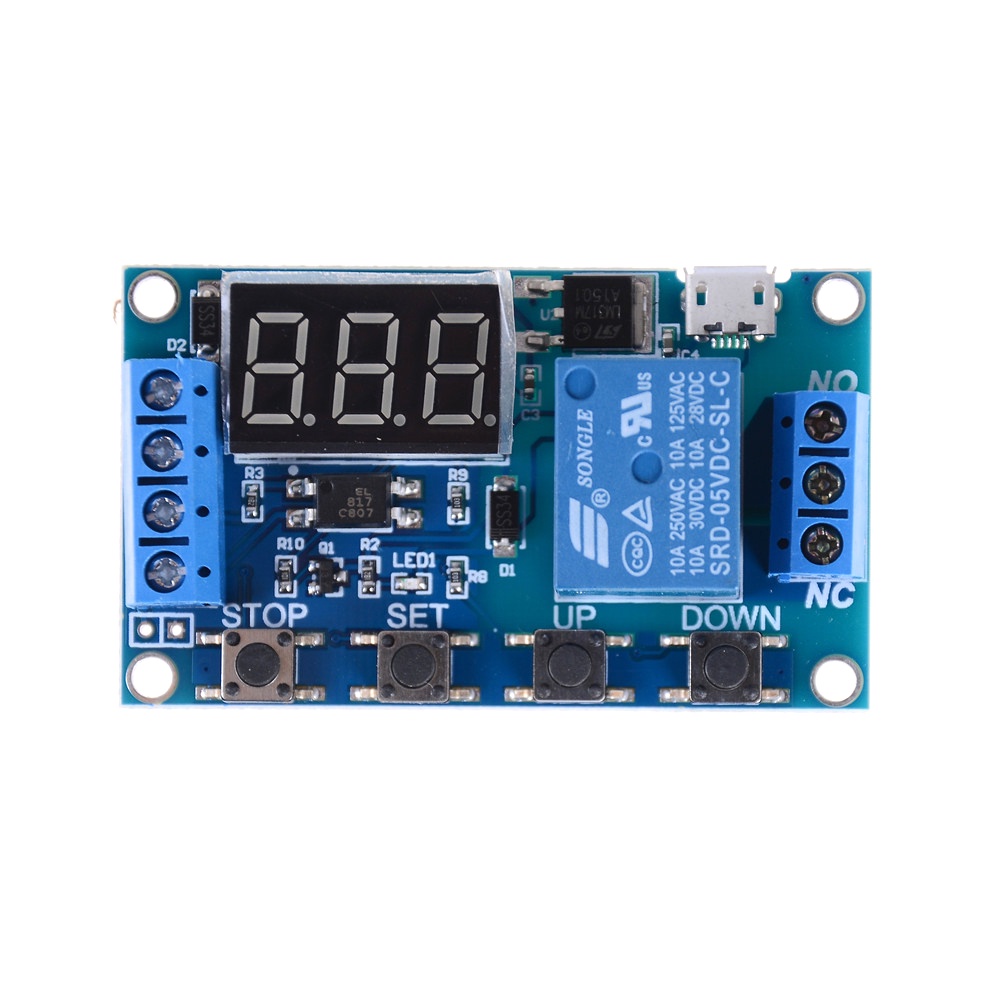 Module Board DC Control Programmable Timer Switch Trigger PLC ...