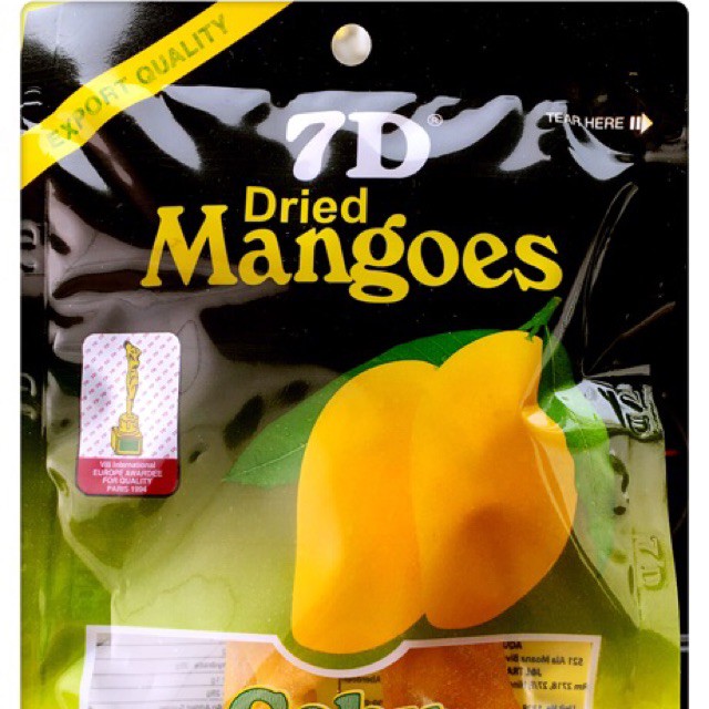 7d Dried Mangoes 100g Pack Shopee Philippines