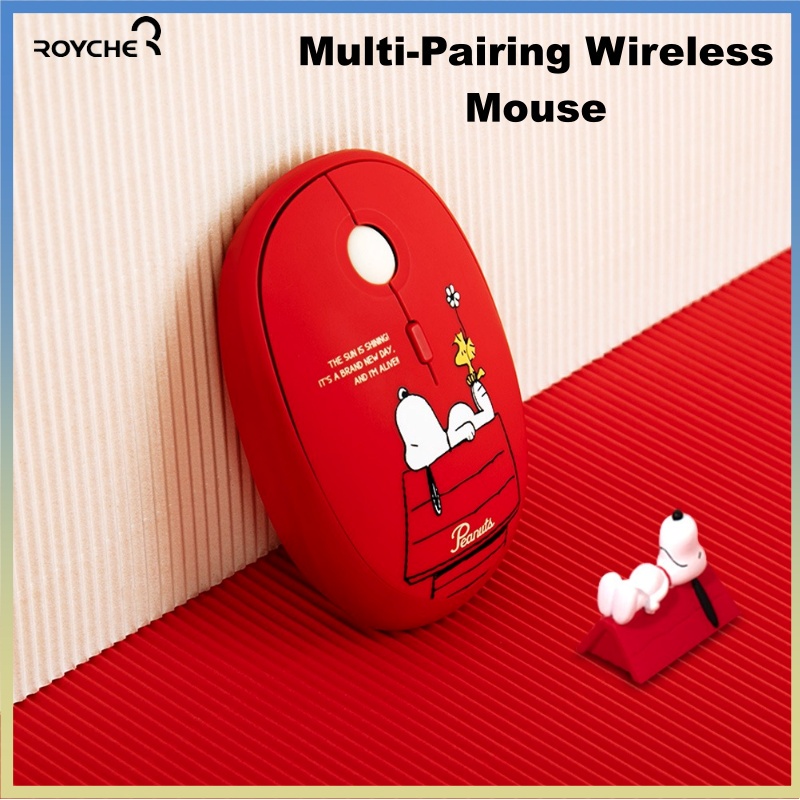 [ROYCHE] Snoopy Multi-pairing Wireless Mouse | Shopee Philippines