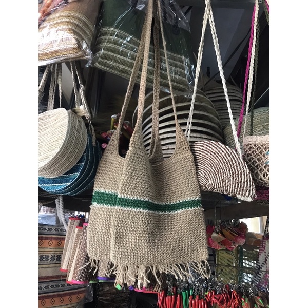 Jute Sling Bag Bicol | Shopee Philippines