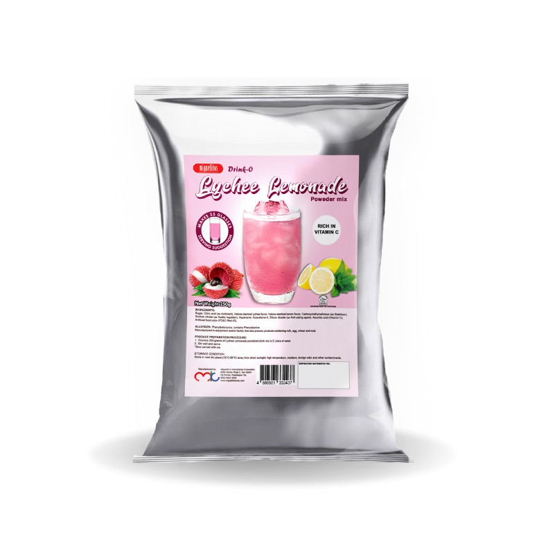 Lychee Lemonade Powder Juice Drink 500G by Miguelitos | Shopee Philippines