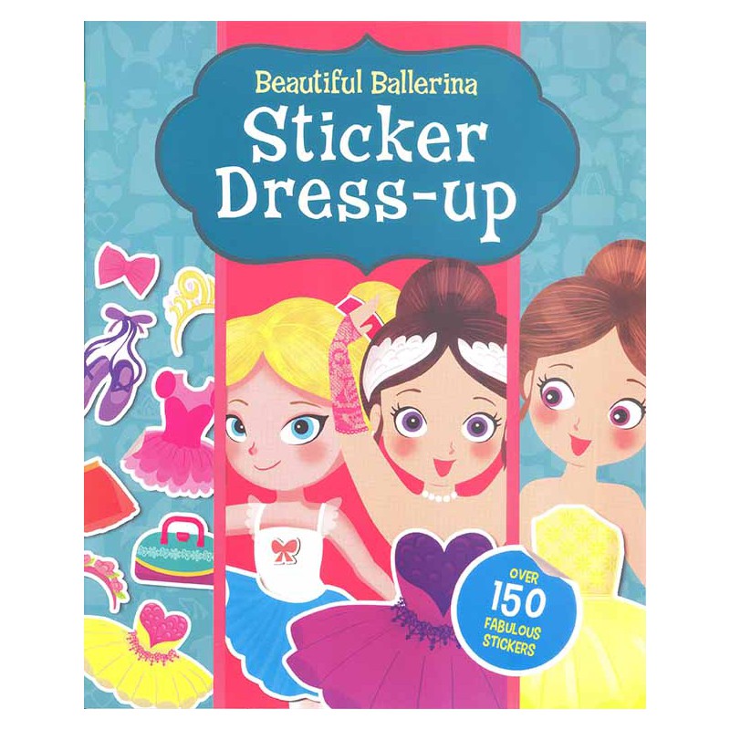 Sticker Dress Up Book Ballerina Bestfriends Fairy Activity Kids ...