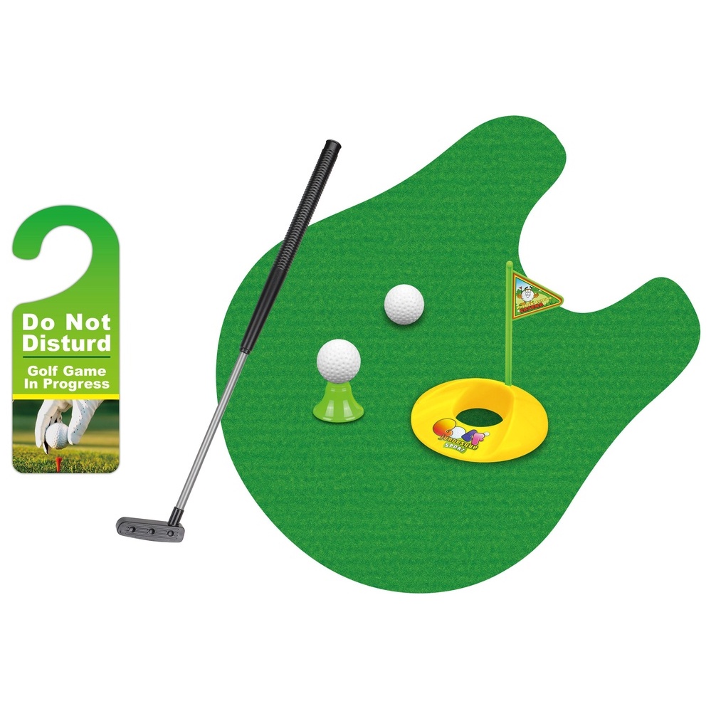 Potty Putter Toilet Golf Game Mini Golf Set Toilet Golf Putting Game ...