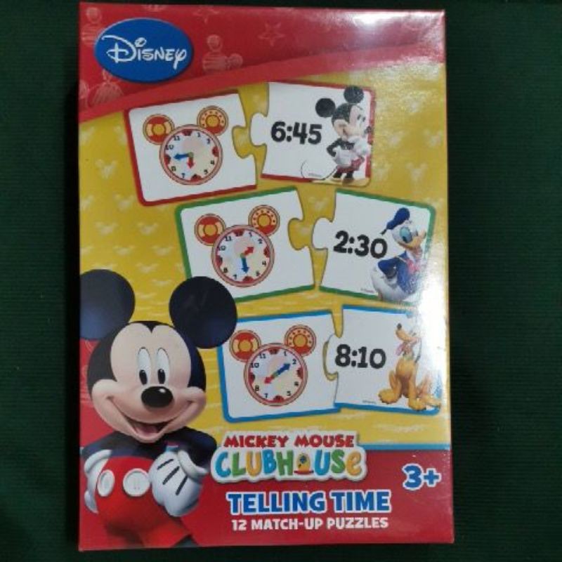 Mickey Mouse Telling Time Puzzle | Shopee Philippines